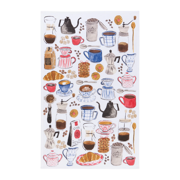 Coffee Break Dishtowel - Faema Montréal